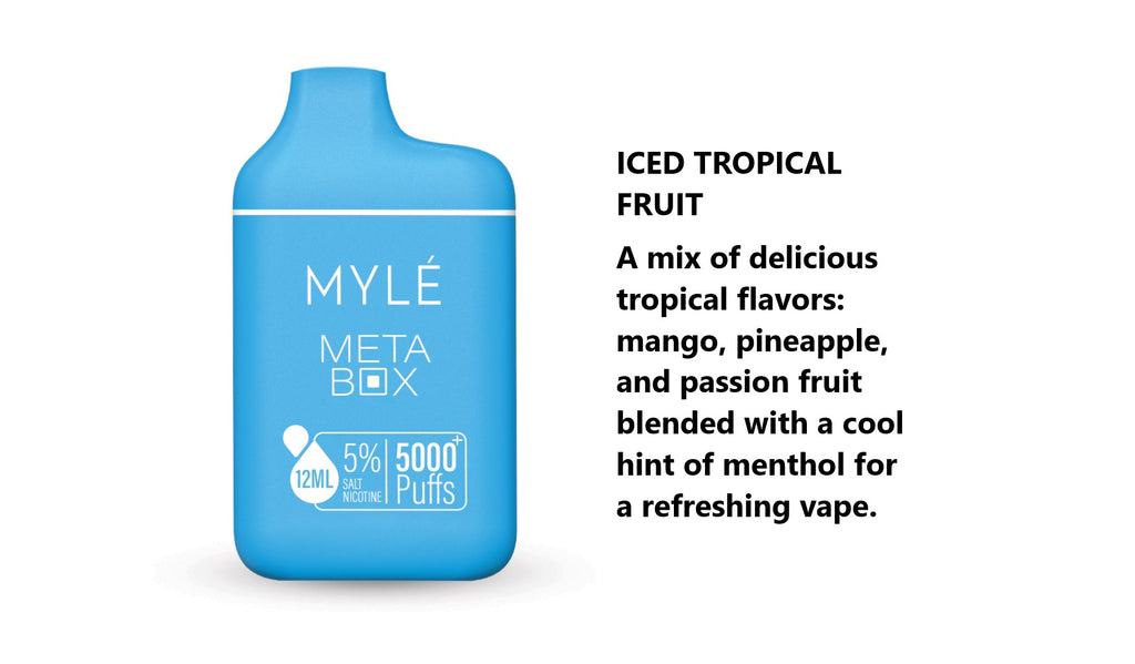 MYLÉ Meta Box 5000 Disposable Pod Device – Vape Junction