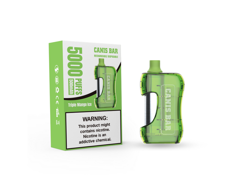 Canis Bar 5000 Disposable Pod Device 0mg/30mg/50mg